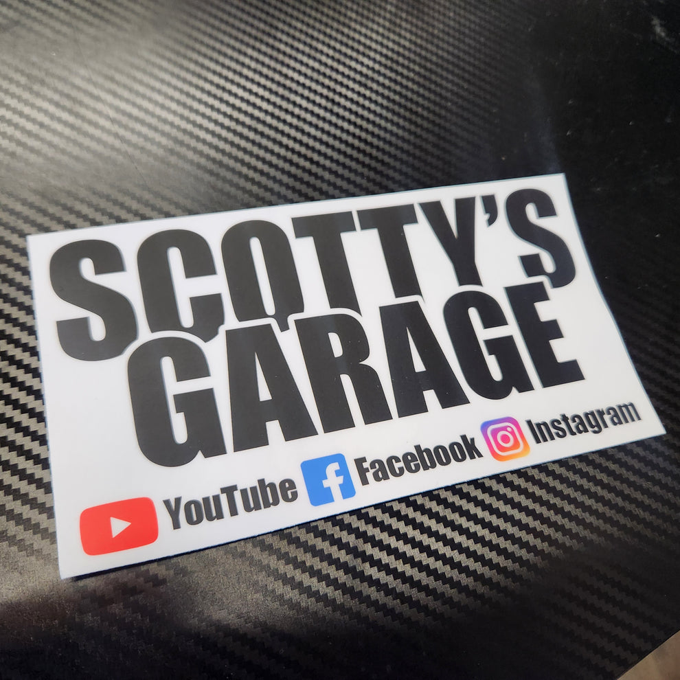 20th Anniversary Sticker Pack – Scotty's Garage